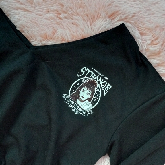 Dolls Kill | Tops | Lydia Deetz Crop Top | Poshmark